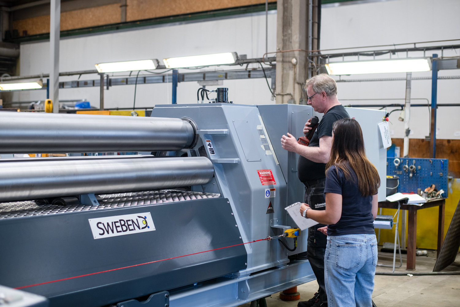SweBend Three-Roll Plate Bending Rolls - PB-3 Series - Trilogy Machinery
