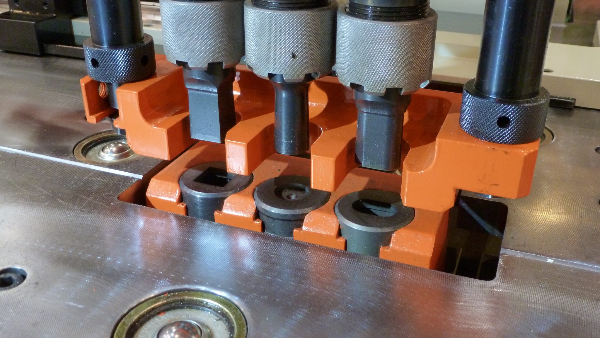 Sunrise IW-110SD - Semi-CNC Hydraulic Ironworker with Triple Punch ...