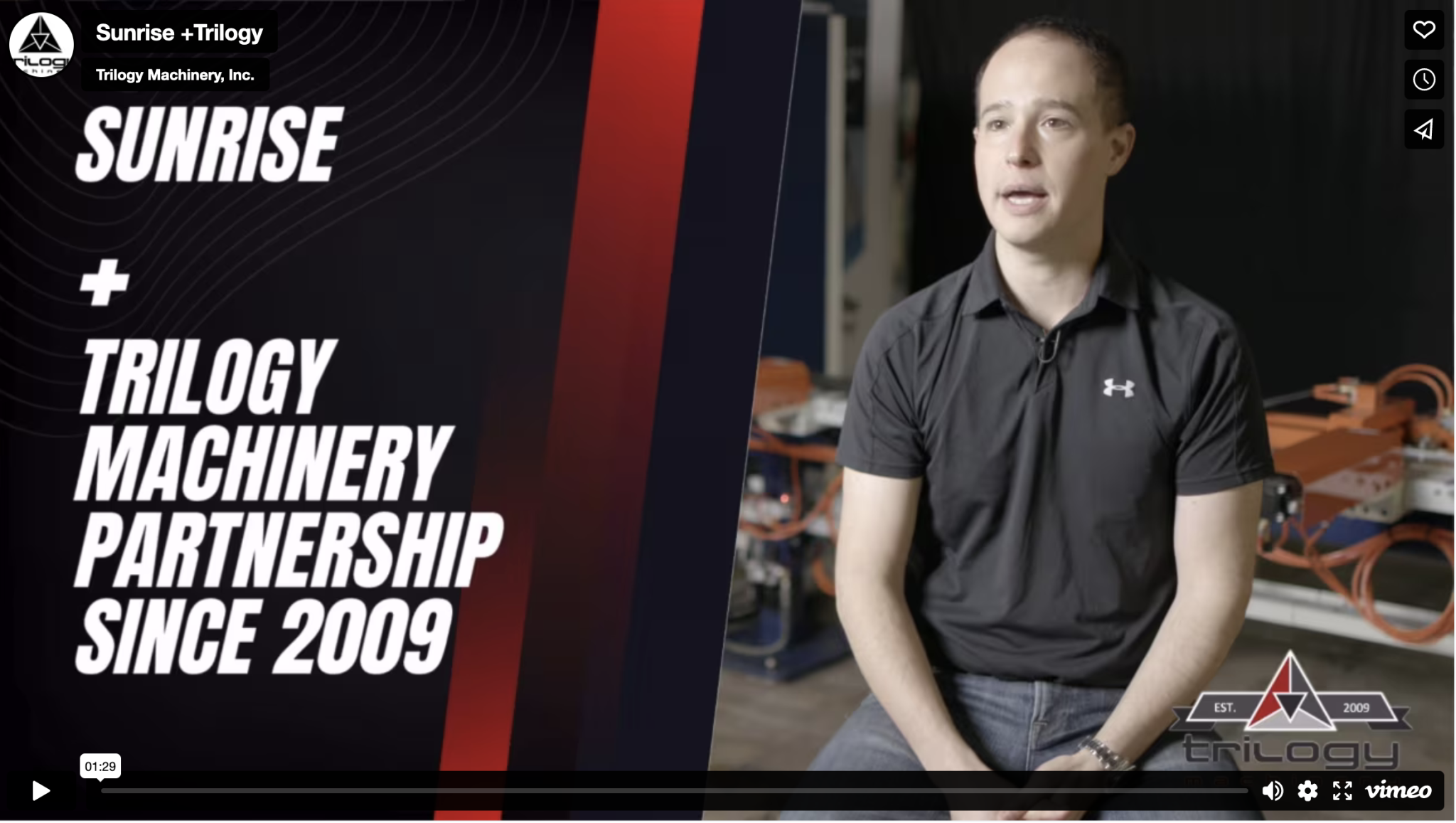 Sunrise - Trilogy Machinery