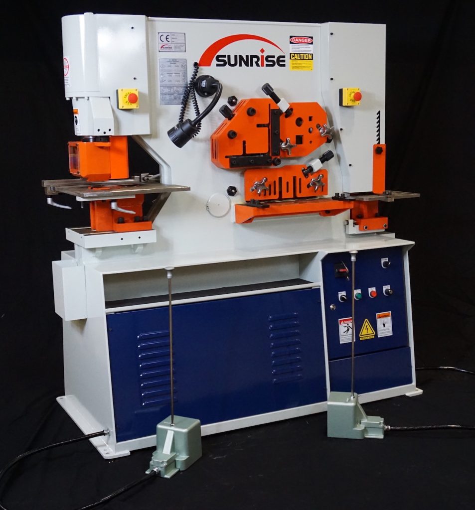 Sunrise IW-110SD - Hydraulic Ironworker - Trilogy Machinery
